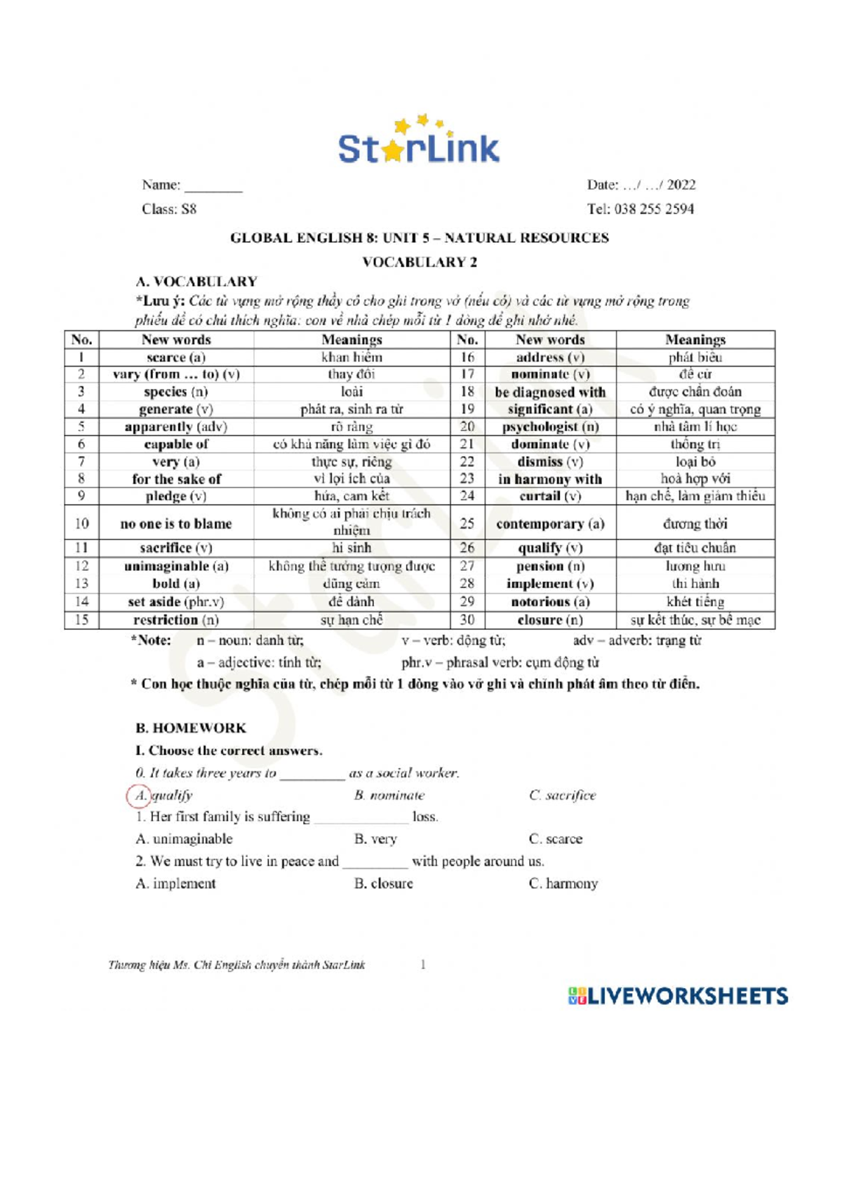 Document - mnmnm - St r Link Name: Date: 2022 Class: S8 Tel: 038 255 ...