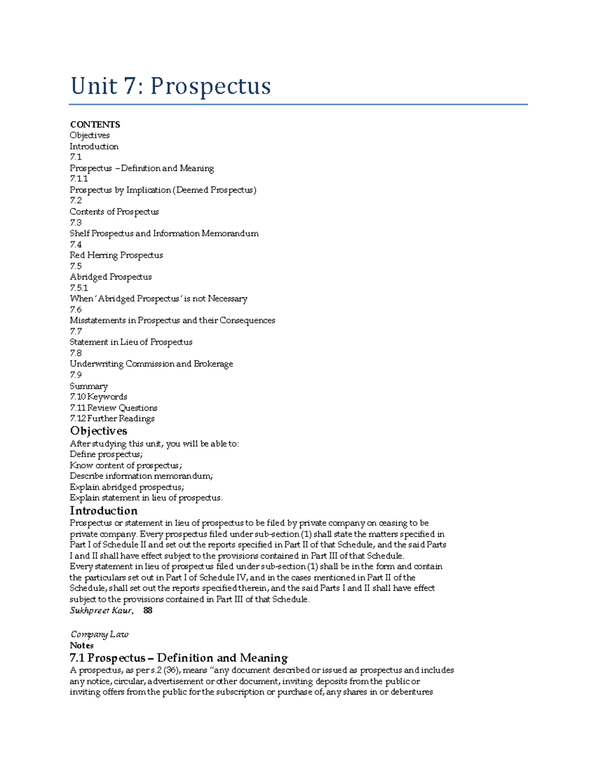 Unit 7 Prospects - EASY TO UNDERSTANDABLE NOTES GIVEN BY MR AZAM - Unit ...