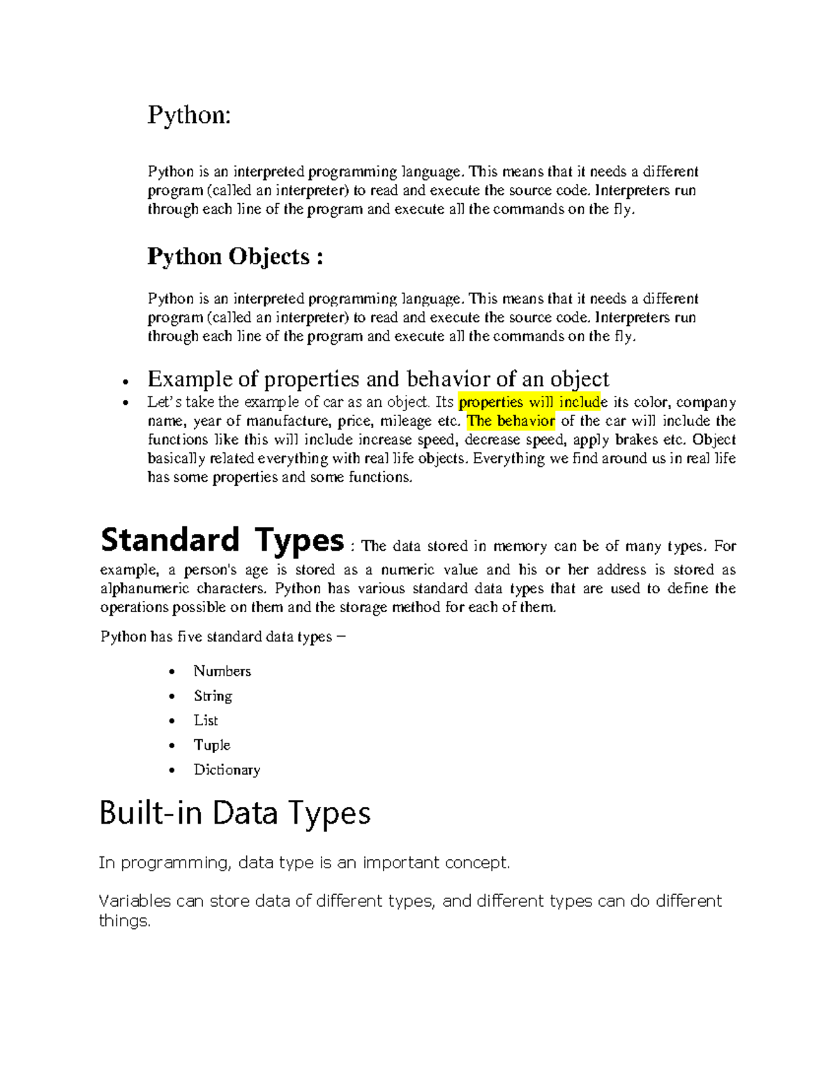 Python Best Book Python Python Is An Interpreted Programming
