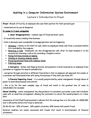 1005202203124151 home network setup - Auditing in a Computer Information System Environment ...