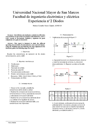 Laboratorio 02 Circuitos Electrónicos - AÑO LECTIVO 2023 – II CIRCUITOS ELECTRÓNICOS GUIA DE ...