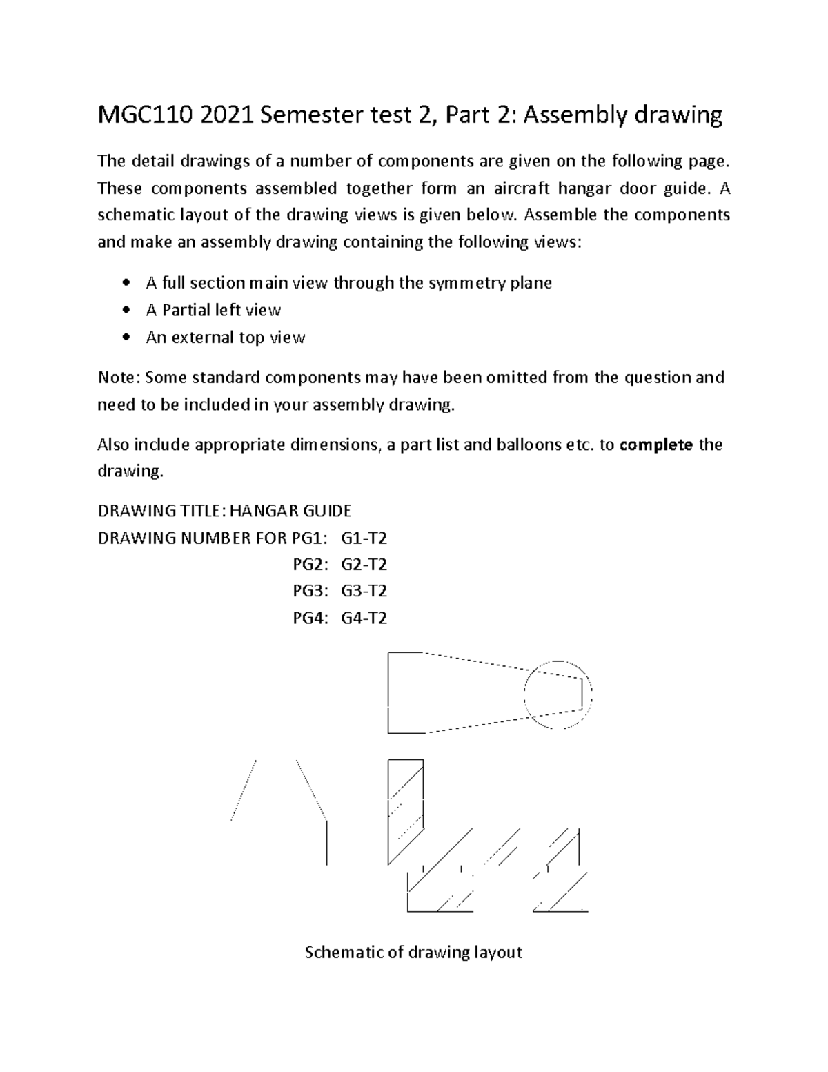MGC110 2021 Part 2 Assembly Question - MGC110 2021 Semester test 2 ...