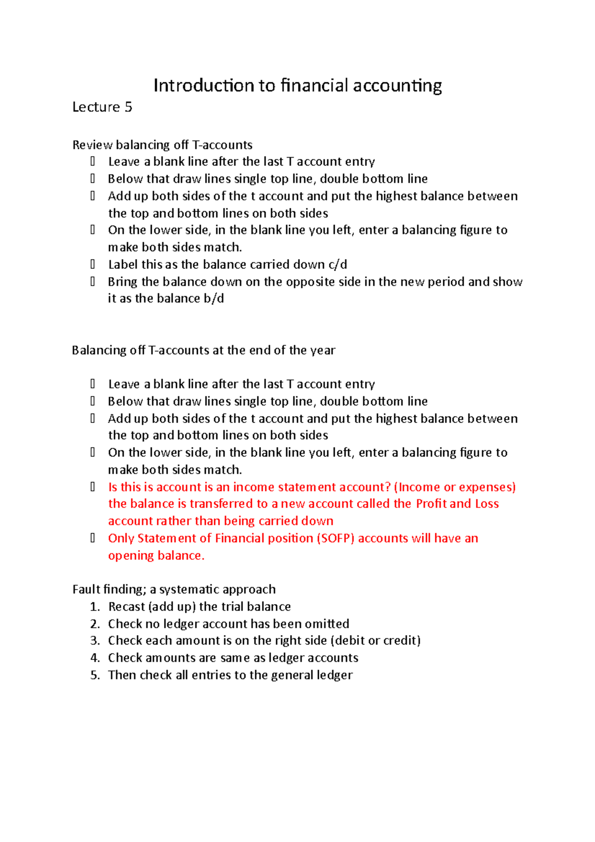 Introduction to financial accounting lecture 5 - Introduction to ...