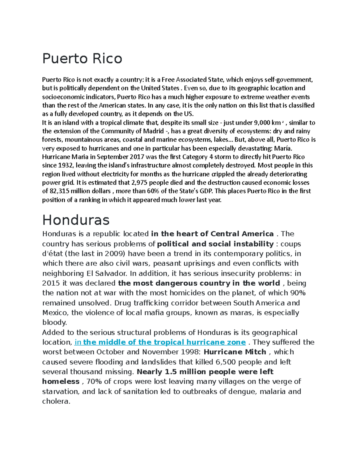 Script of movie in english - Puerto Rico Puerto Rico is not exactly a ...