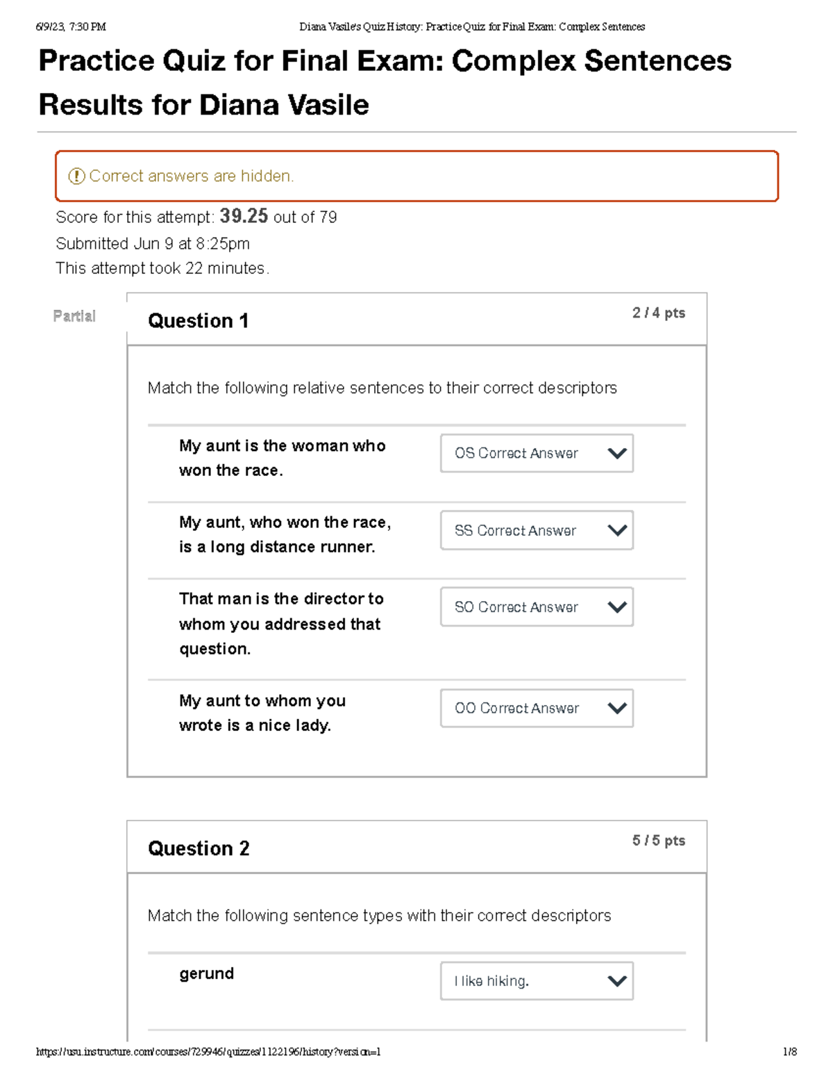 Diana Vasile's Quiz History Practice Quiz for Final Exam Complex ...