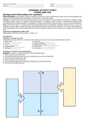 MELC 9 Applied ECON - This serves as learning activity sheets - APPLIED ...