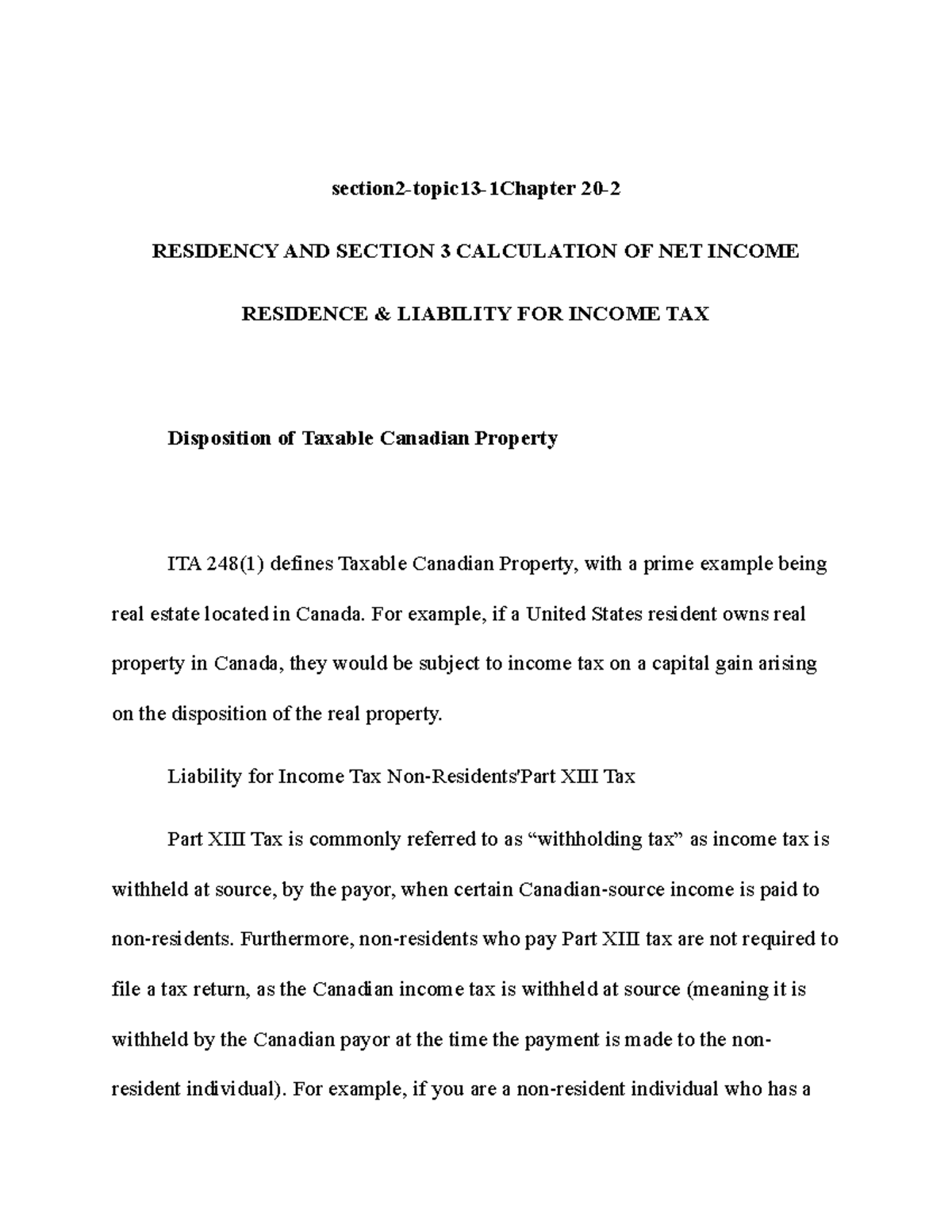 Section 2-topic 13-1chapter 20-2 - Section2-topic13-1chapter 20