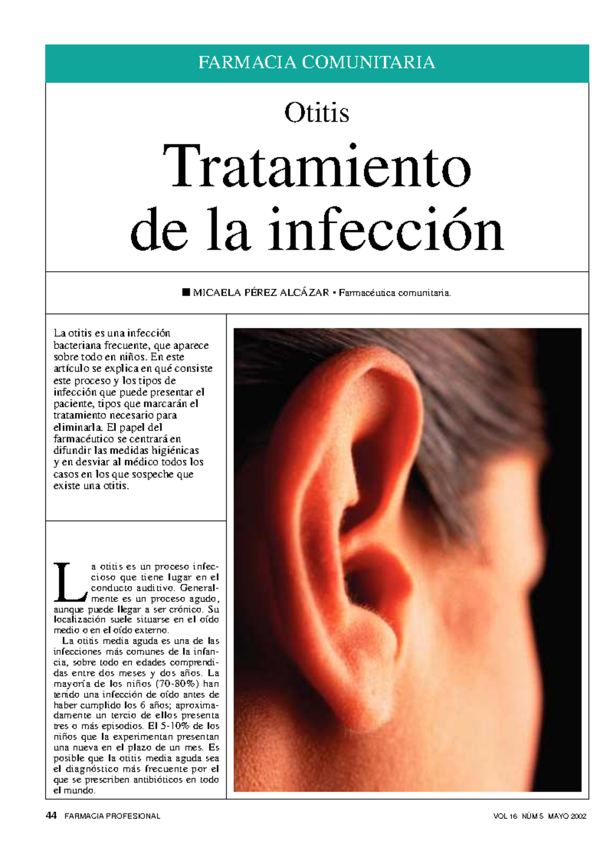 13031771 - Apuntes - FARMACIA COMUNITARIA La otitis es una infección ...