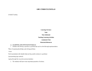 Chapter 1 Curriculum Essentials 2 2 - Unit I. CURRICULUM ESSENTIALS 1. Curriculum in schools 2 ...