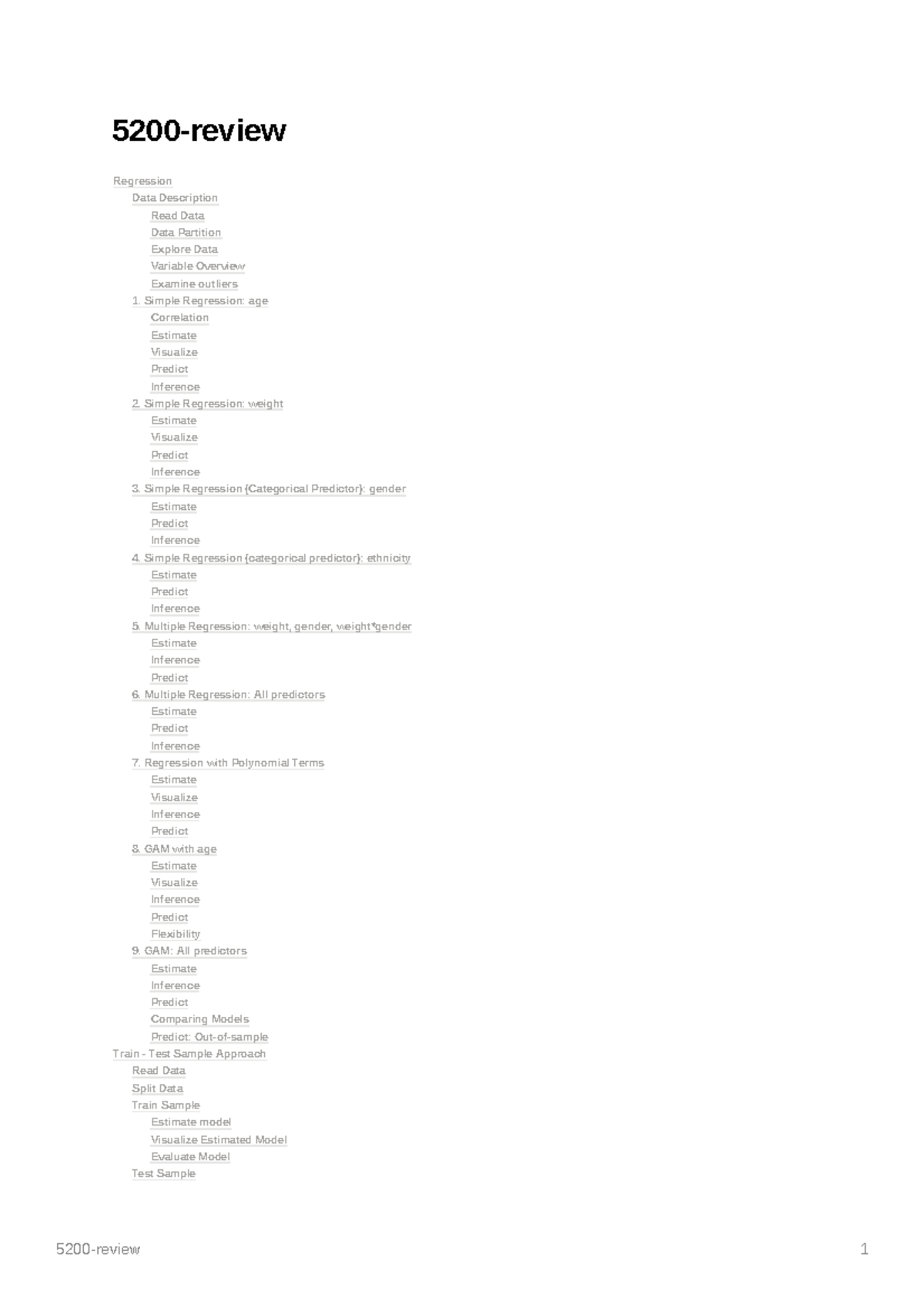 5200 final review of data modeling in R - 5200-review ####### Regression ####### Data ...