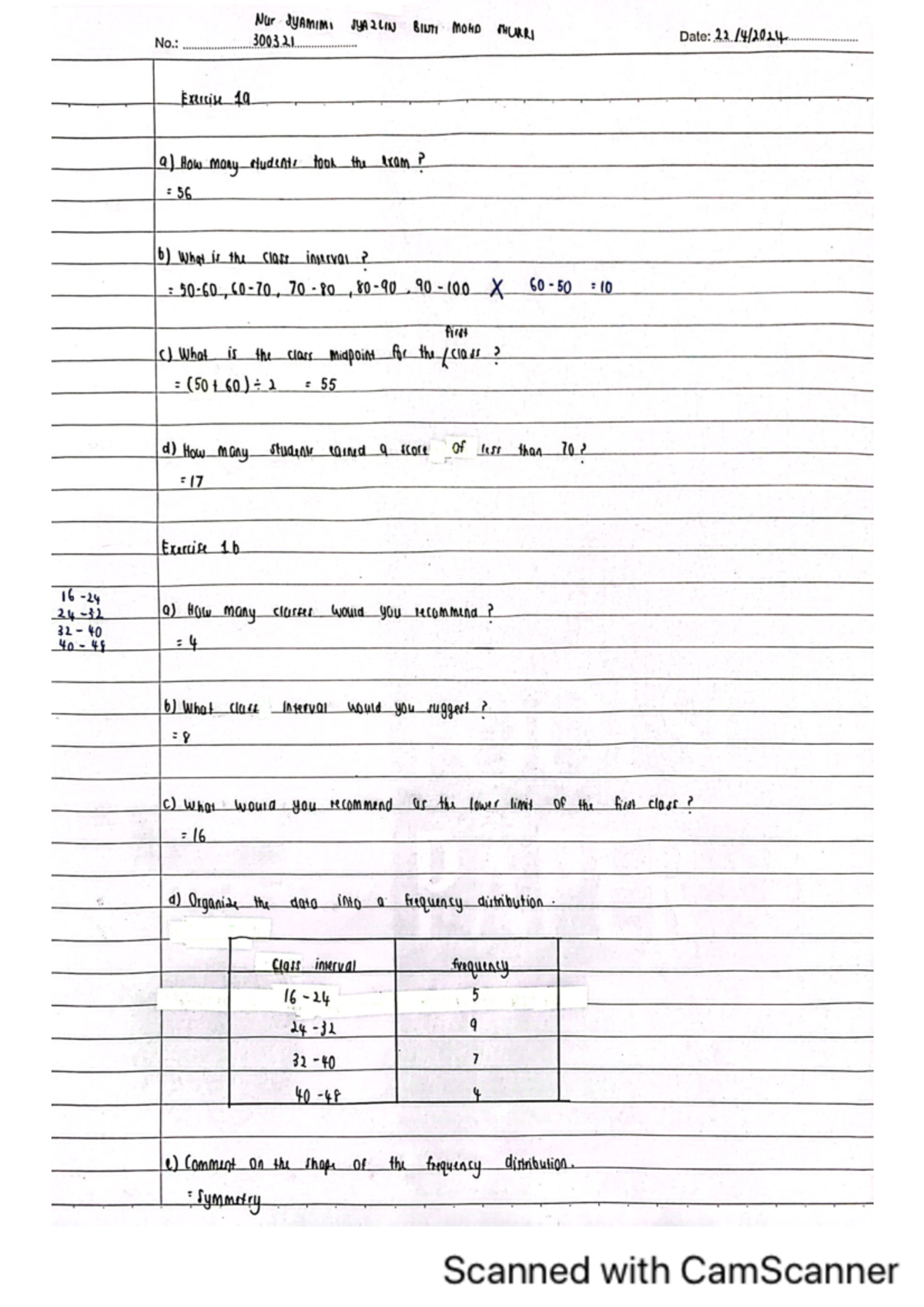 Exercise 1 - Nur Syamimi 300321 - STATISTICAL TECHNIQUE IN DECISION ...