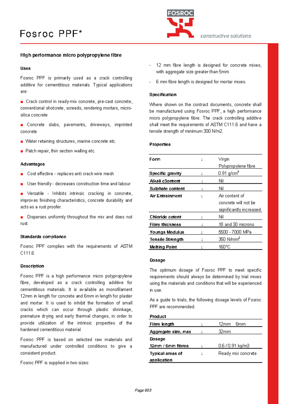 PDS Fosroc PPF SG - The newer material may be available with more ...