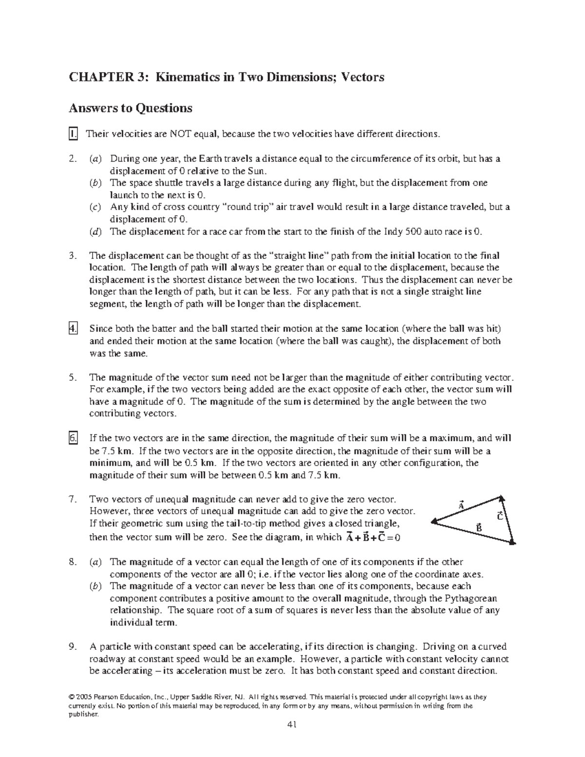 Chapter 3 solutions - For study - © 2005 Pearson Education, Inc., Upper ...
