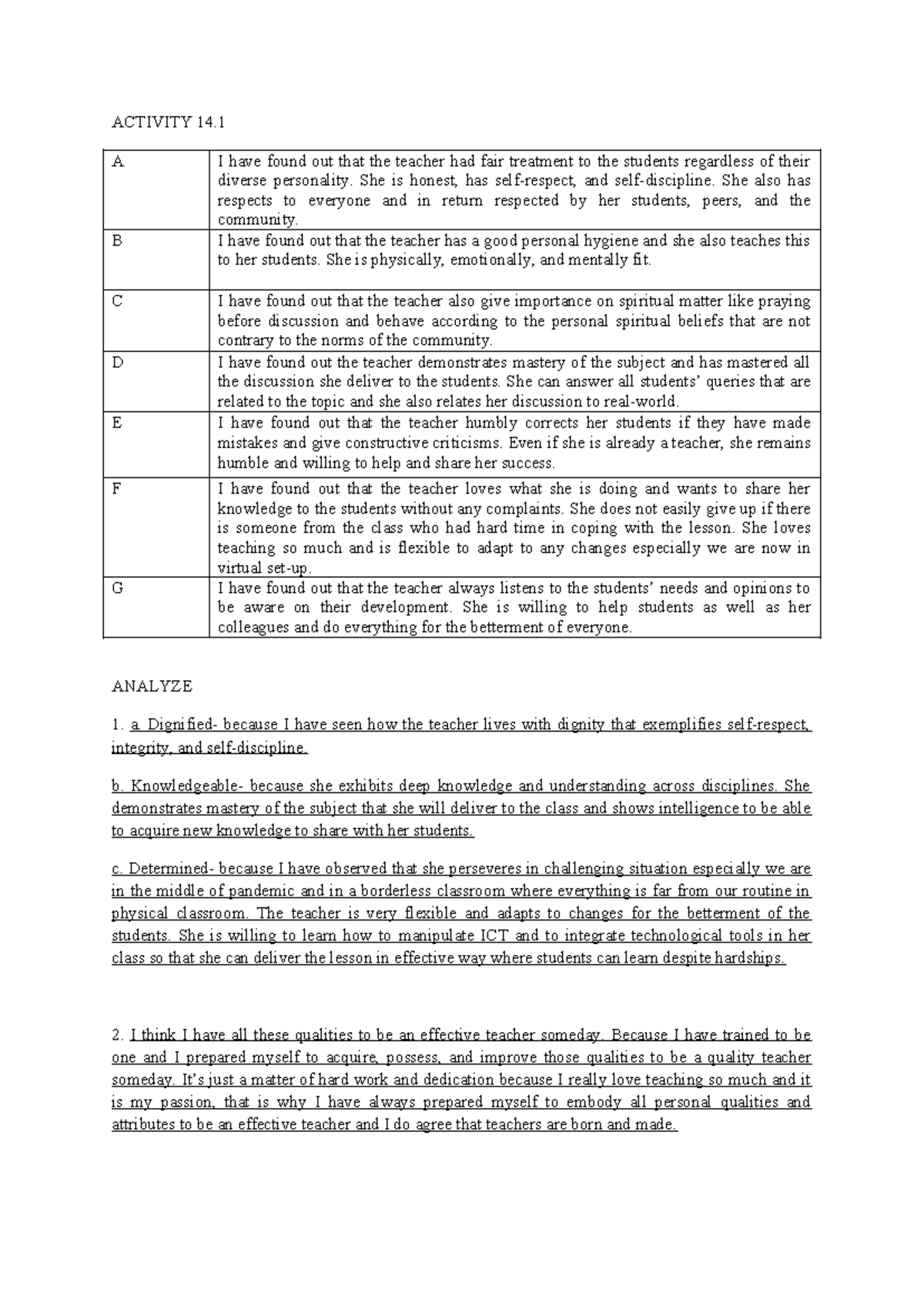 Episode-14 - This document include the episode 14 of field study 1 - ACTIVITY 14. A I have found ...