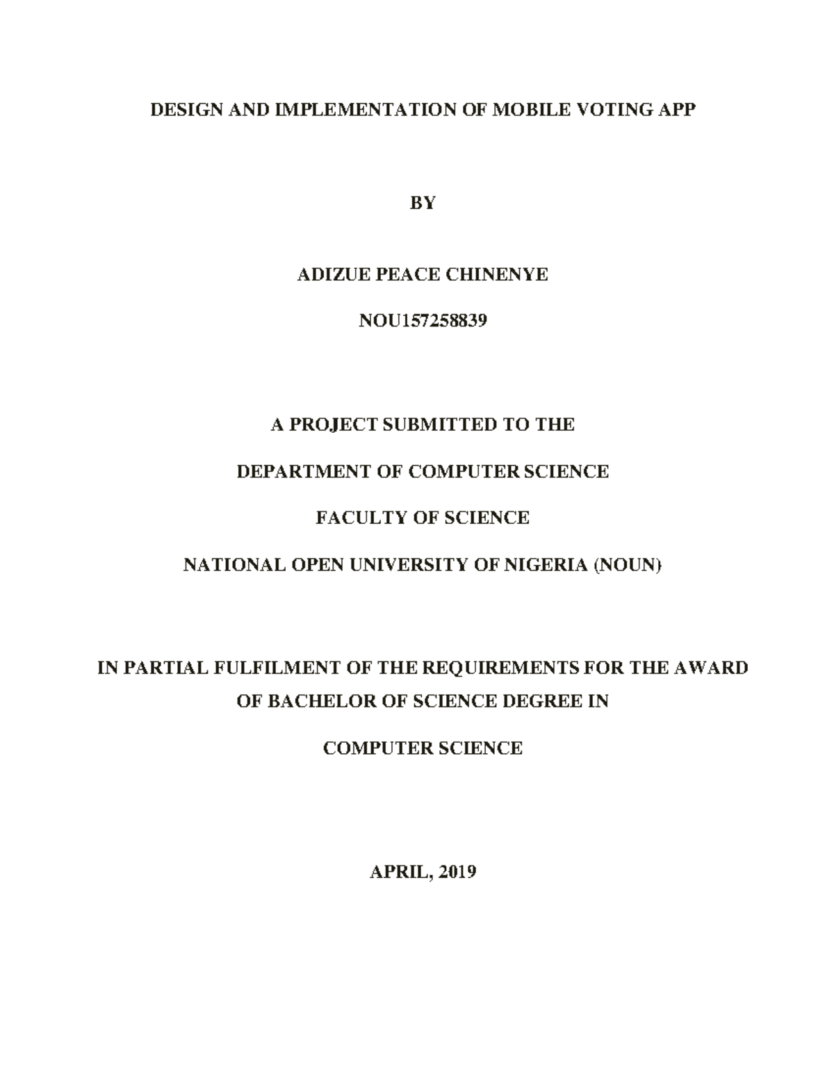 Design And Implementation Of Mobile Voting App Design And Implementation Of Mobile Voting App