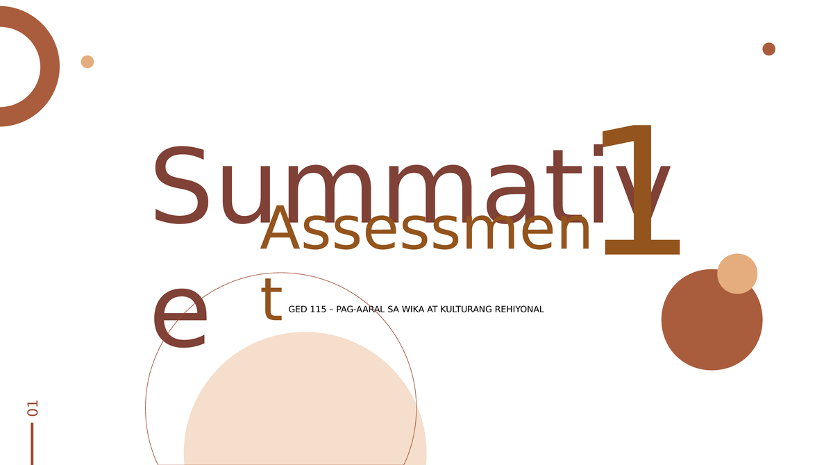 SA1 Midterm Summative Assessment Halimbawa at Ilang Karagdagang Gabay ...