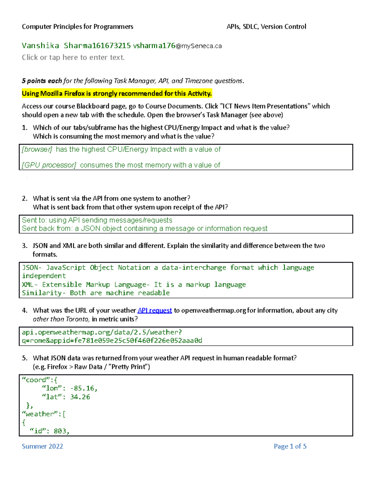 CP4P Week6 Activity - assignment - Vanshika Sharma 161673215 vsharma176 ...