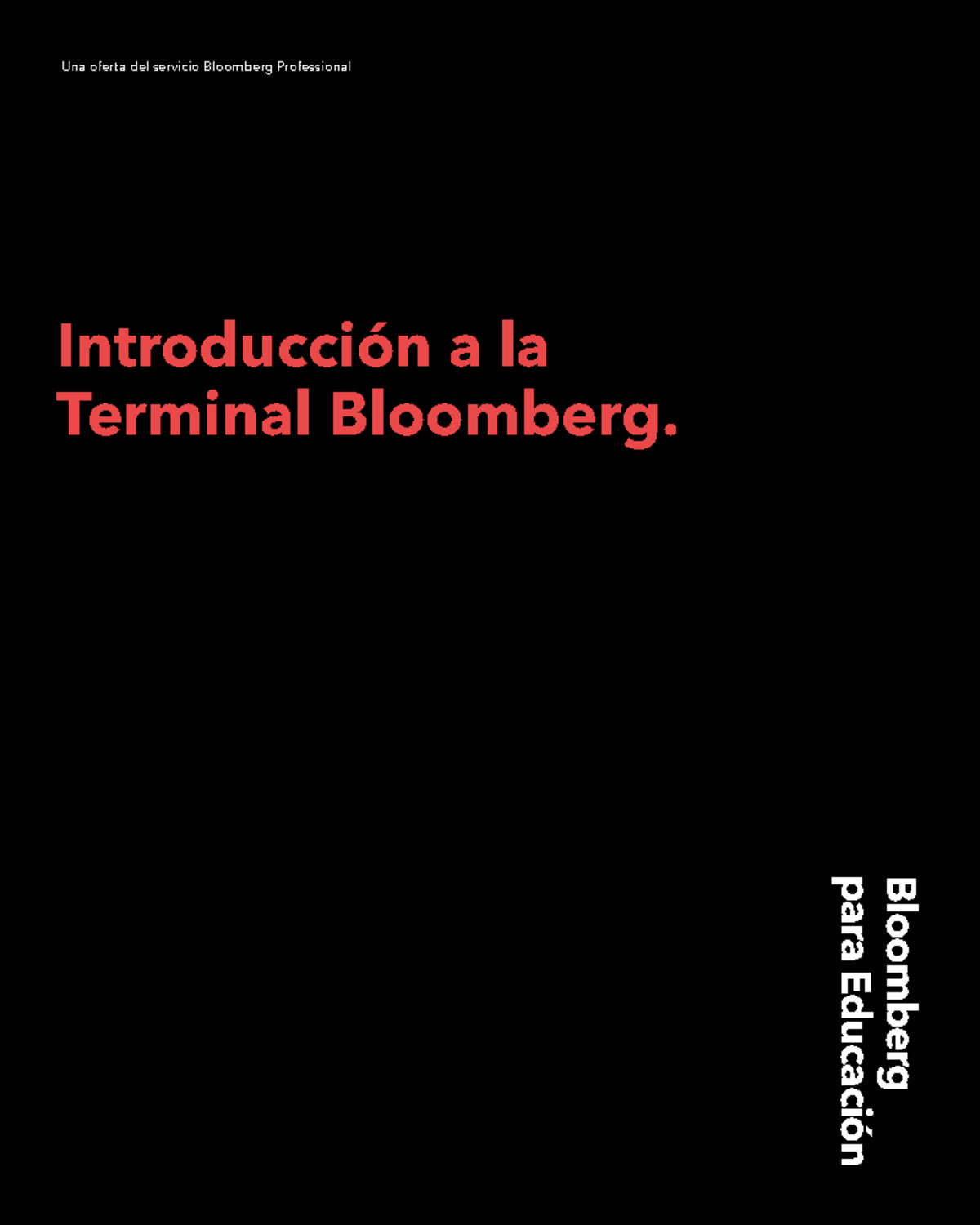 Getting-Started-Guide-for-Students-Spanish. Bloomberg - Una oferta del ...