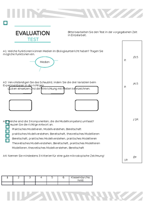 Brustatmung Modell Arbeitsblatt - Baustein 5: Modelle verdeutlichen die ...