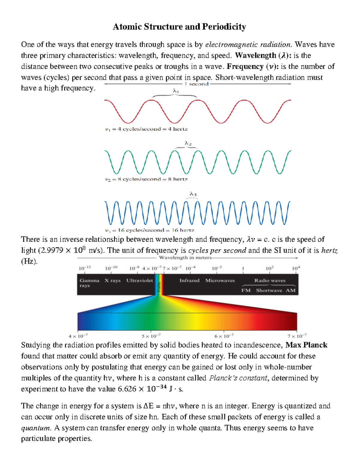 7- Atomic Structure and Periodicity - Atomic Structure and Periodicity ...