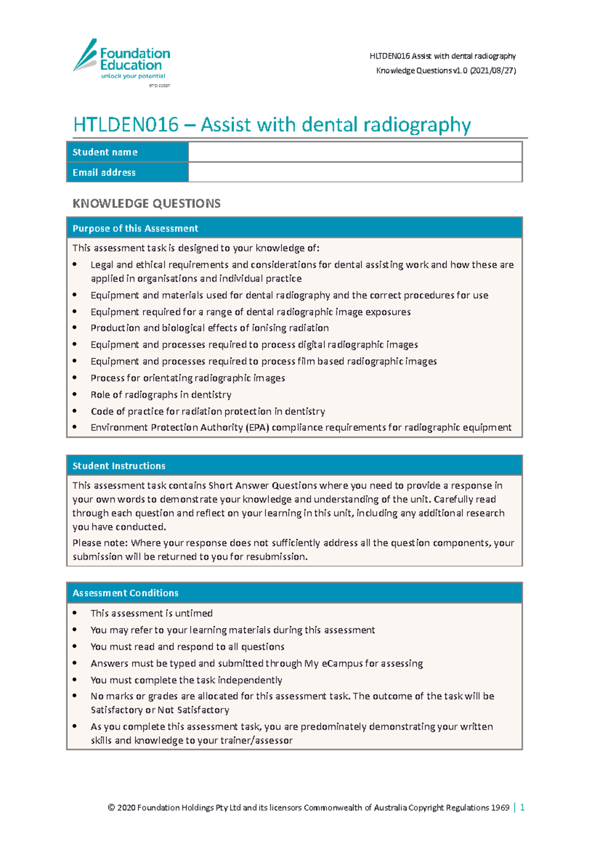 Hltden 016 - Knowledge Questions (DEN) - Knowledge Questions v1 (2021 ...