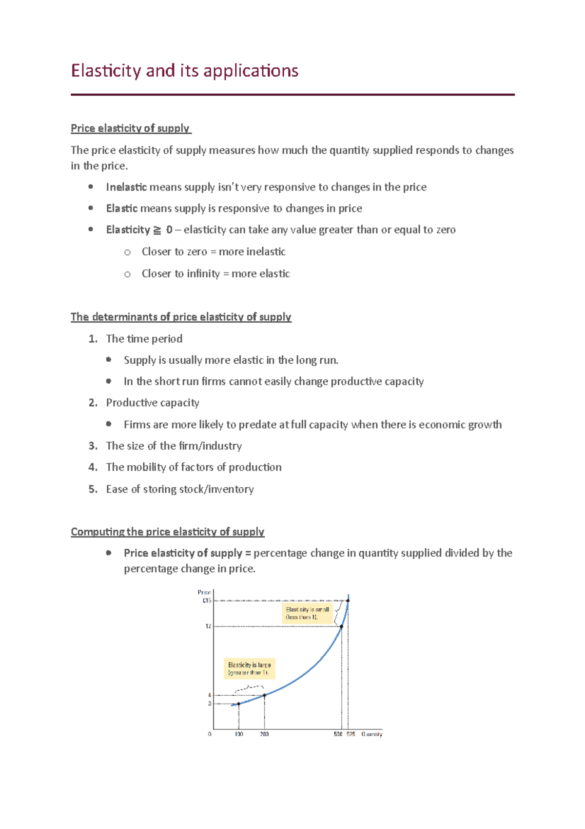 Elasticity & its applications 16th Feb 2021 - Elasticity and its ...