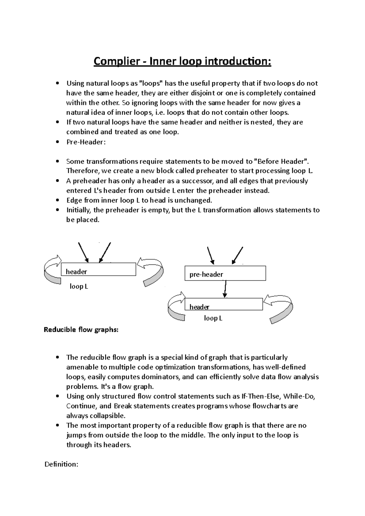 Complier - Inner loop introduction - Complier - Inner loop introduction ...