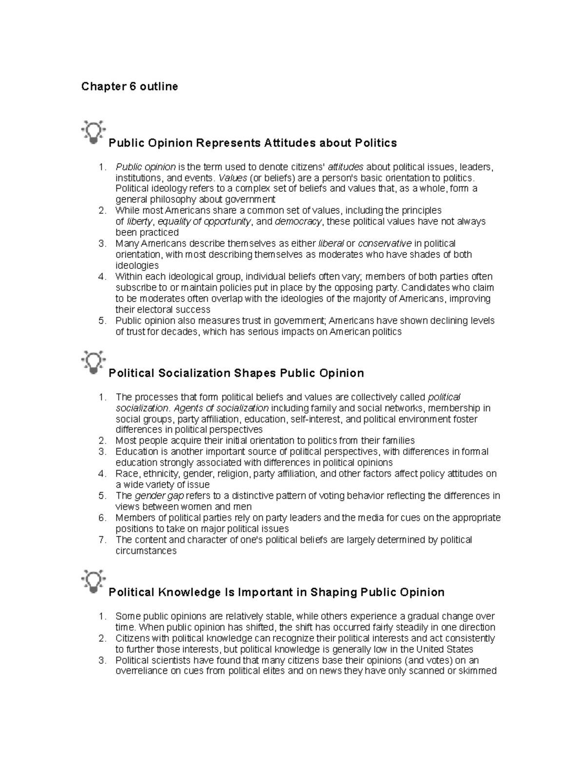 Chapter 6 - 9 main ideas - We the People: the Citizen and the ...