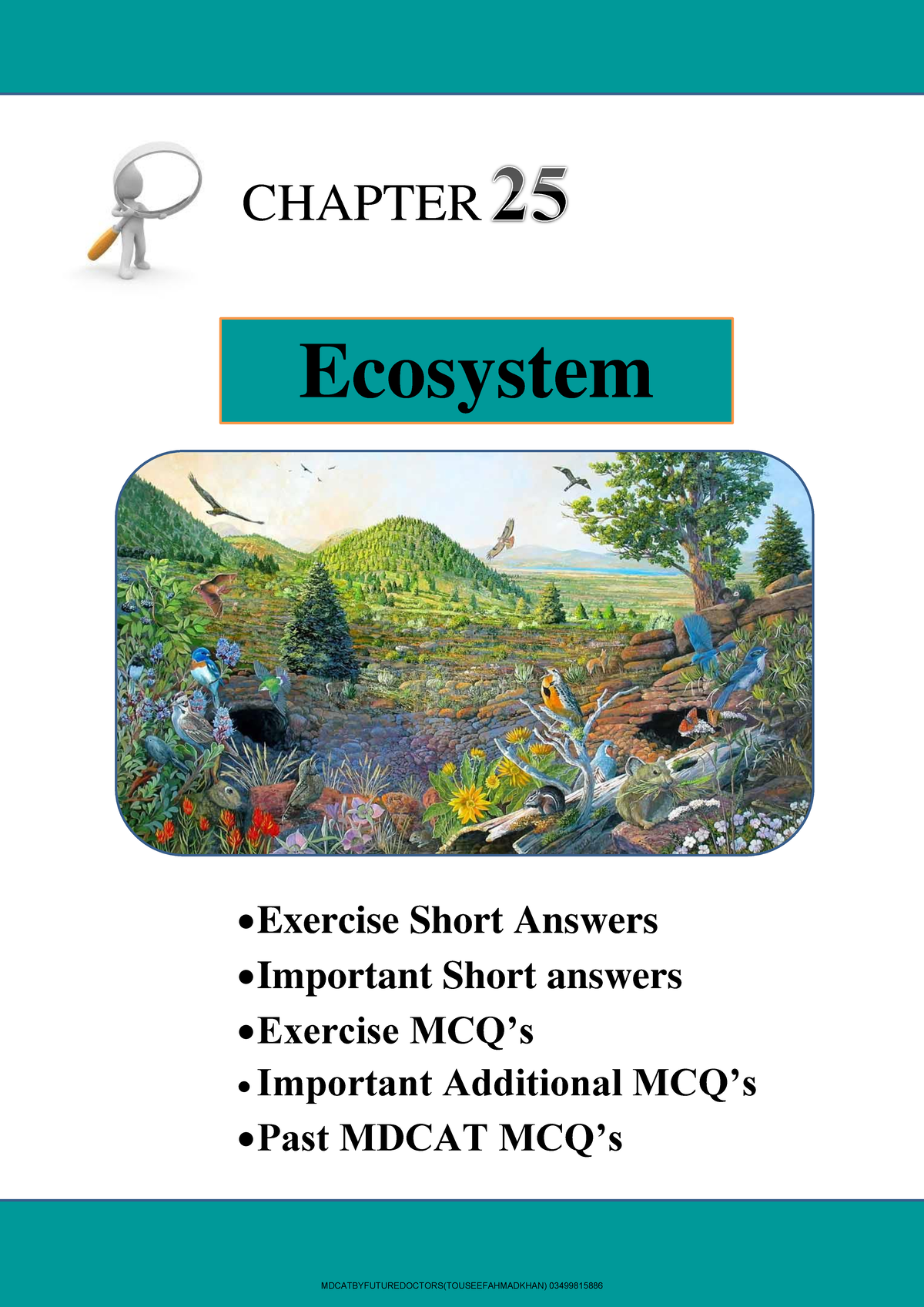 Ecosystem Biology 2nd Year - Prof. Ijaz Ahmed Khan Abbasi (Lecturer ...
