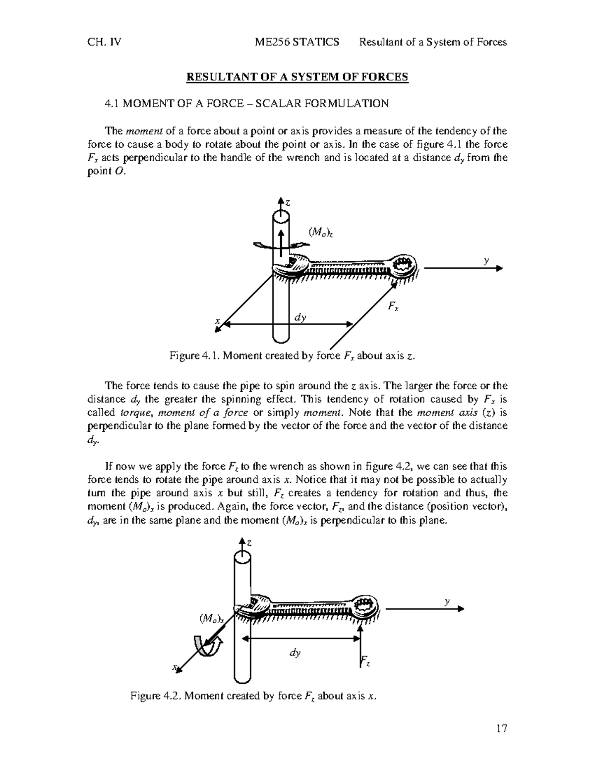 Me 2560 resultant of a system of forces - RESULTANT OF A SYSTEM OF ...