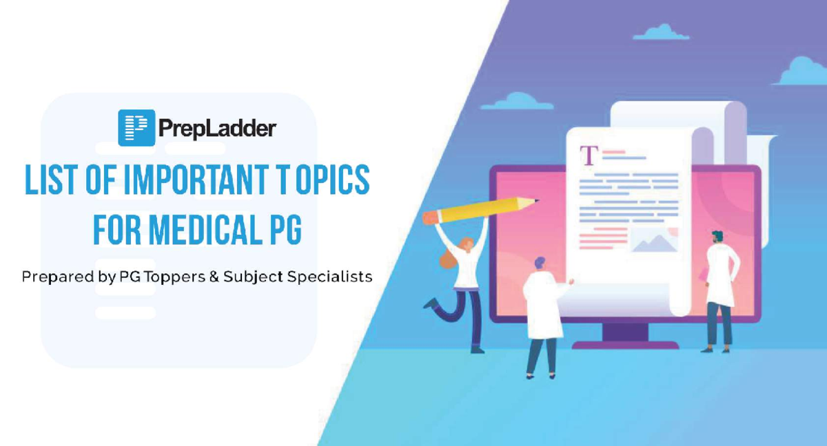Important topics for medical pg by subject experts and toppers ...