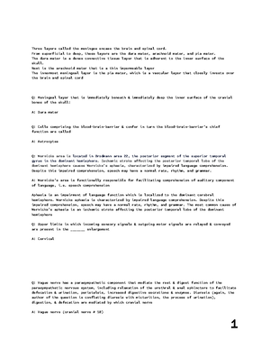 Week 3 Case Study - 1 Week 3 Case Study: CNS-PNS Jalisha Mitchell ...