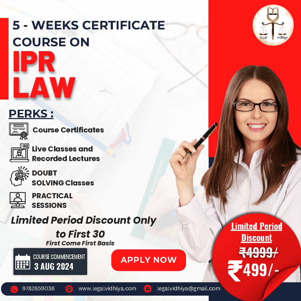 IPR LAW Course - Lecture notes - 5 - WEEKS CERTIFICATE COURSE ON DOUBT ...