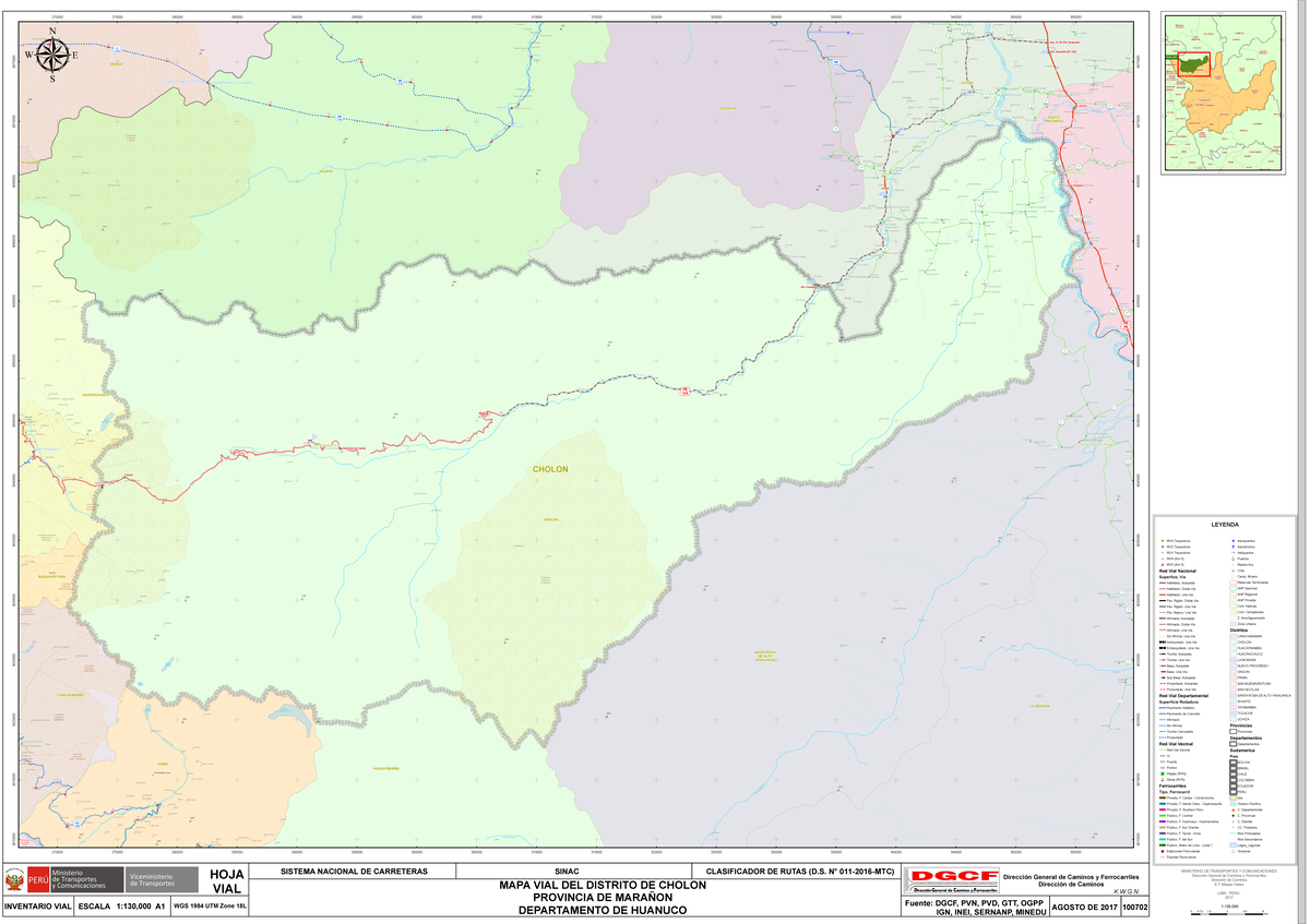 HU 100702 Cholon Codigo DE RUTA - CHOLON HUACRACHUCO PINRA HUACAYBAMBA ...