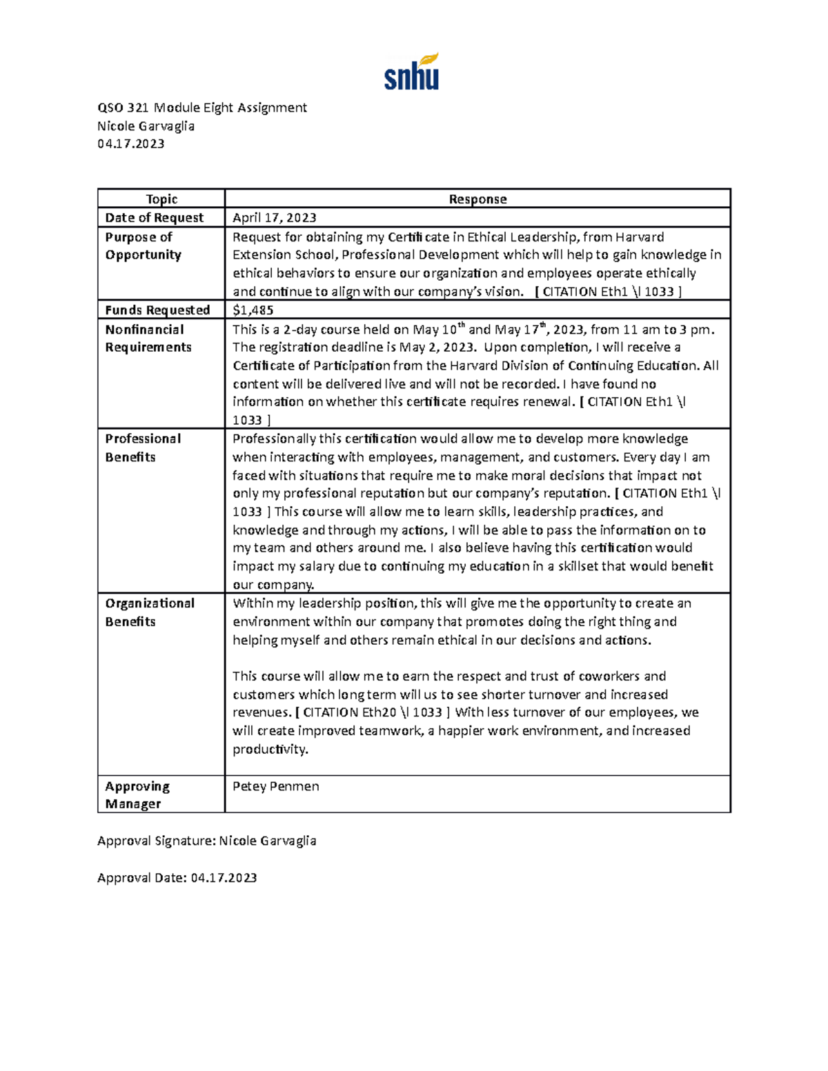 QSO 321 Module Eight Assignment - QSO 321 Module Eight Assignment ...
