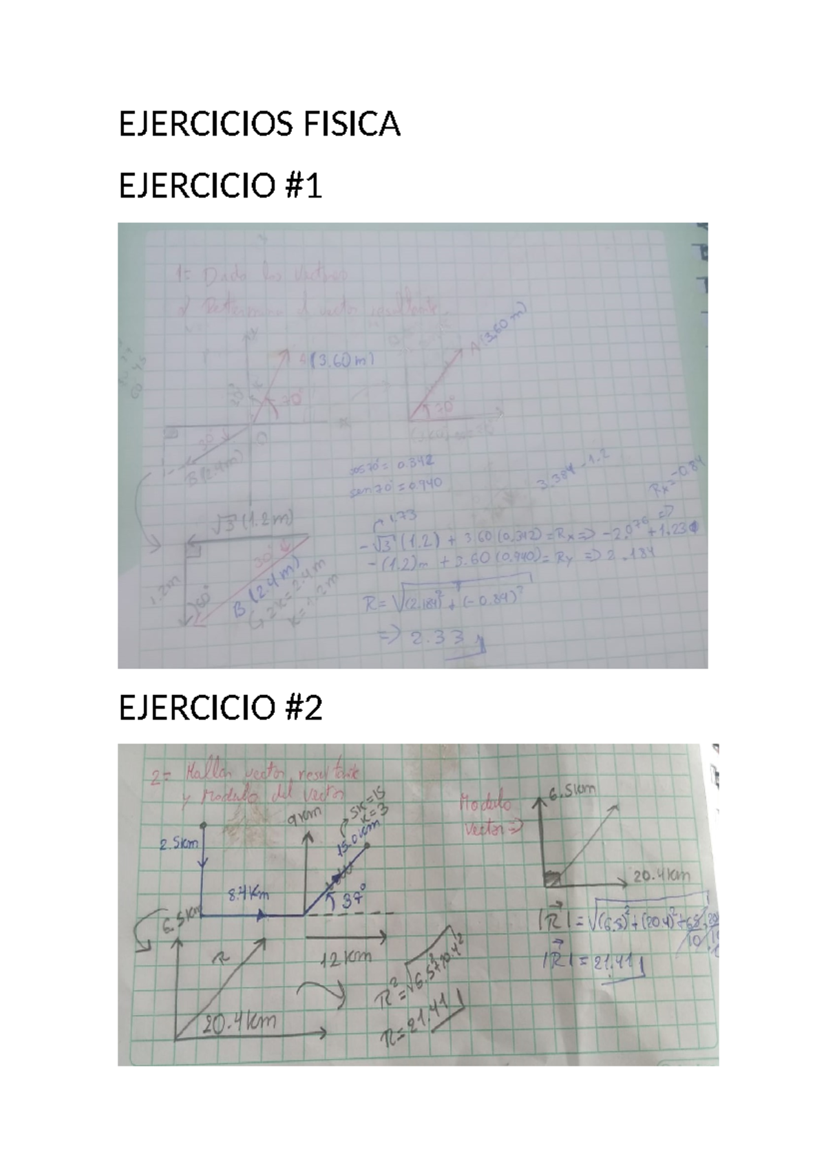 Ejercicios Fisica - ejericicios - EJERCICIOS FISICA EJERCICIO EJERCICIO ...