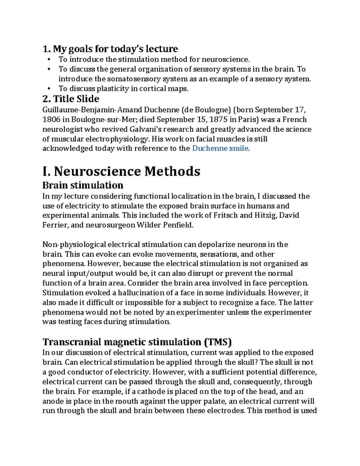 Lecture 9 - 1. My goals for todayʼs lecture To introduce the ...