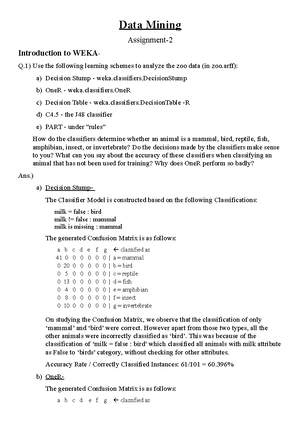 A2 Q4 - Assignment 2 - Consider the training examples shown in Table 4 ...