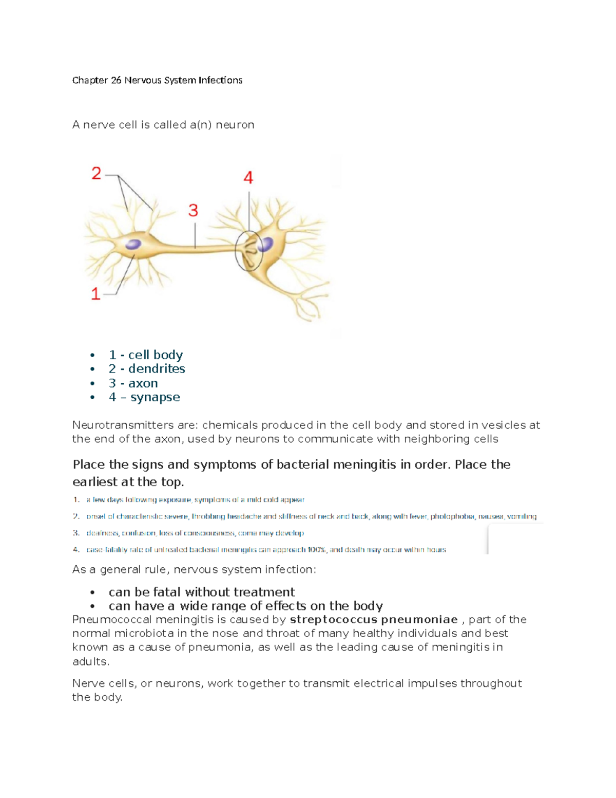 Micro Chapter 26 Nervous System Infections - Chapter 26 Nervous System ...