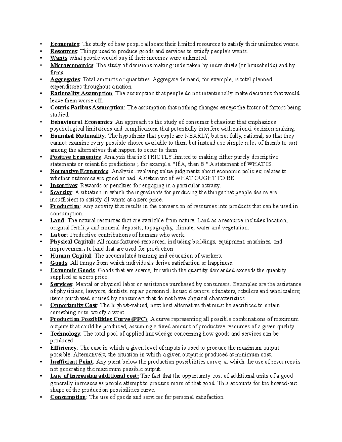 Economics 247 - this some practice stuff for the class - Economics ...