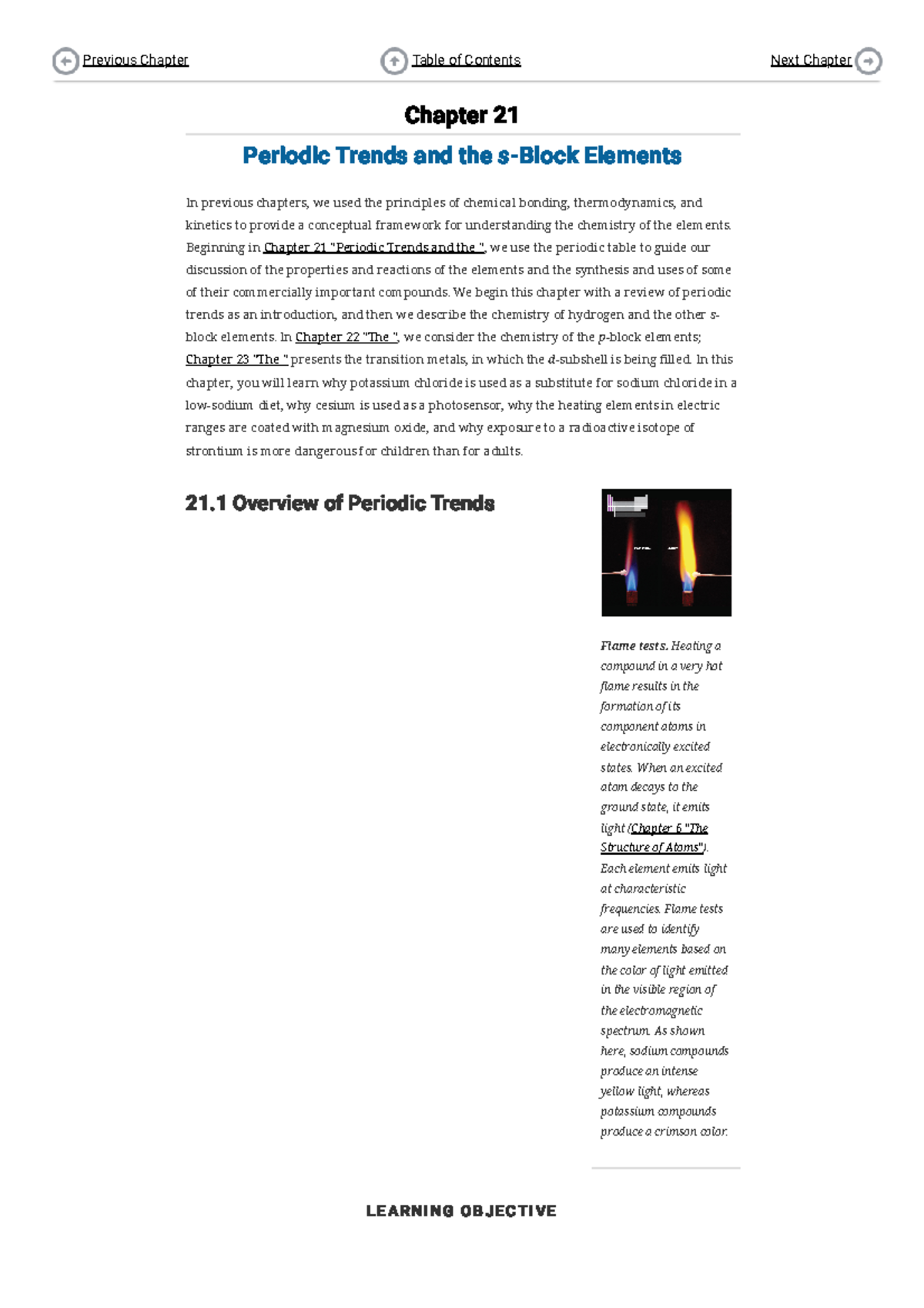 Periodic Trends and the s-Block Elements - Flame tests. Heating a ...