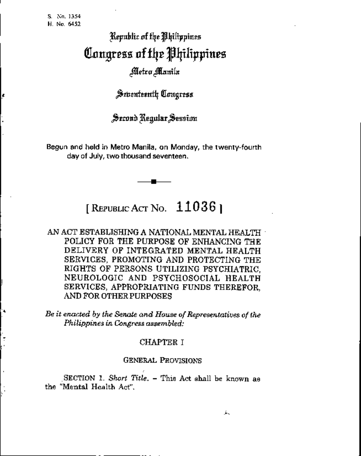 Ra-11036 - Psych - General Psychology - Studocu