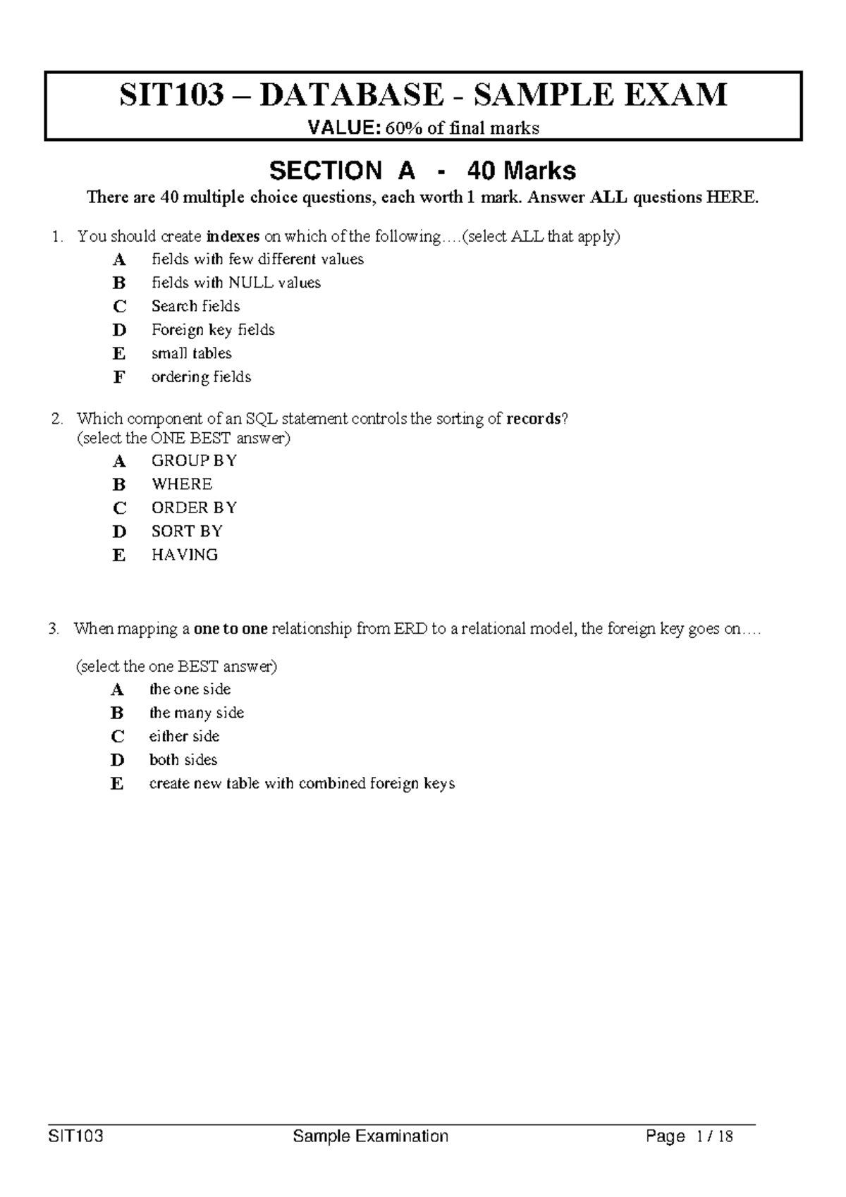 Sample/practice exam - ####### - Studocu