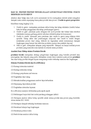 Rencana Pengelolaan Lingkungan DAN Rencana Pemantauan Lingkungan - BAB ...