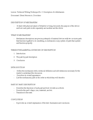 Position paper - SAMPLE LESSON PLAN - School PALAWAN NATIONAL SCHOOL ...