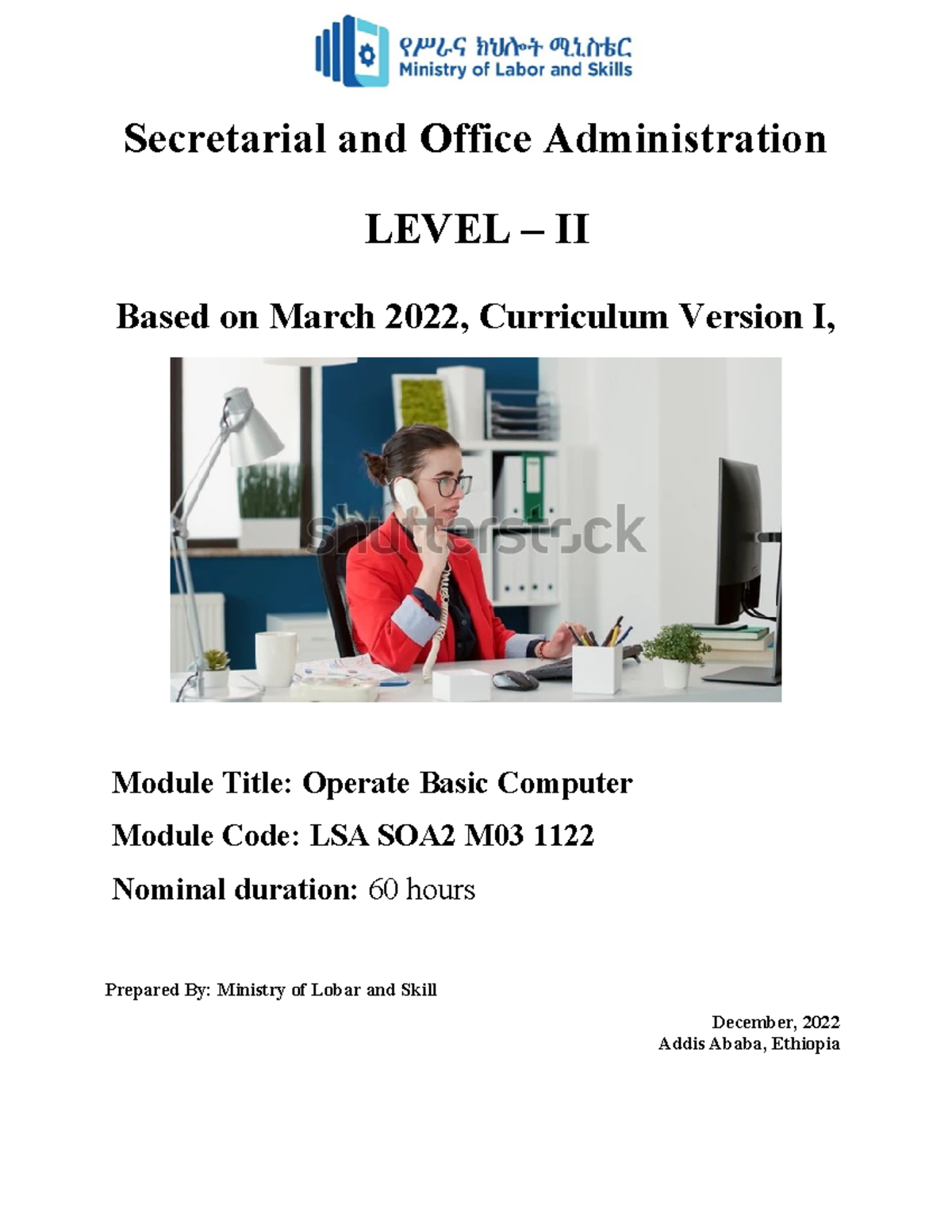 3 SOA L-II 2015 Operate Basic Computerf - Secretarial and Office ...