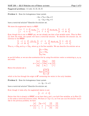 Probset 5 - Chem practice material and answer key - Chem 201 Van Vranken Problem Set 5 Due ...