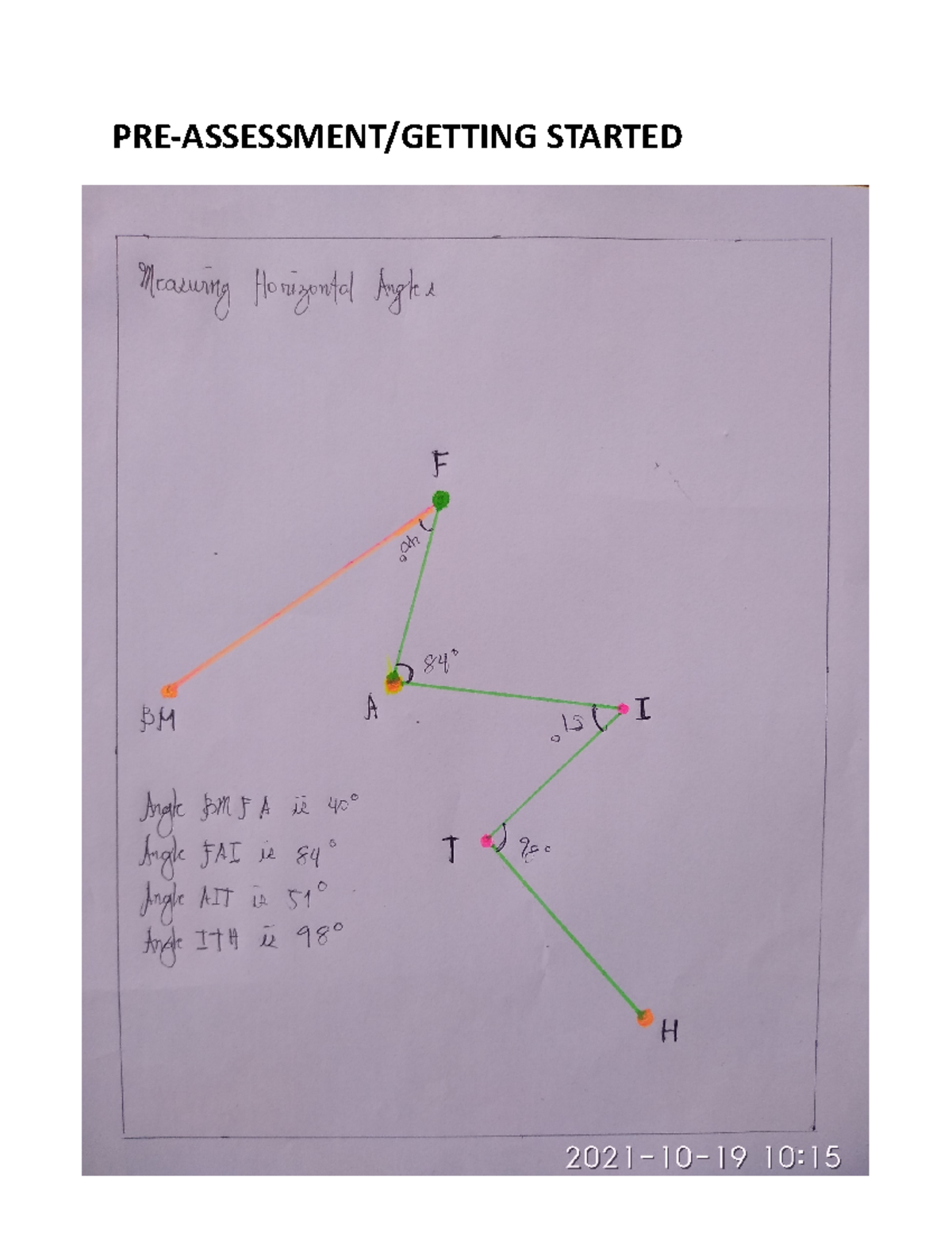 CE 215, Activity NO 5, BSCE 2A - PRE-ASSESSMENT/GETTING STARTED MAIN ...