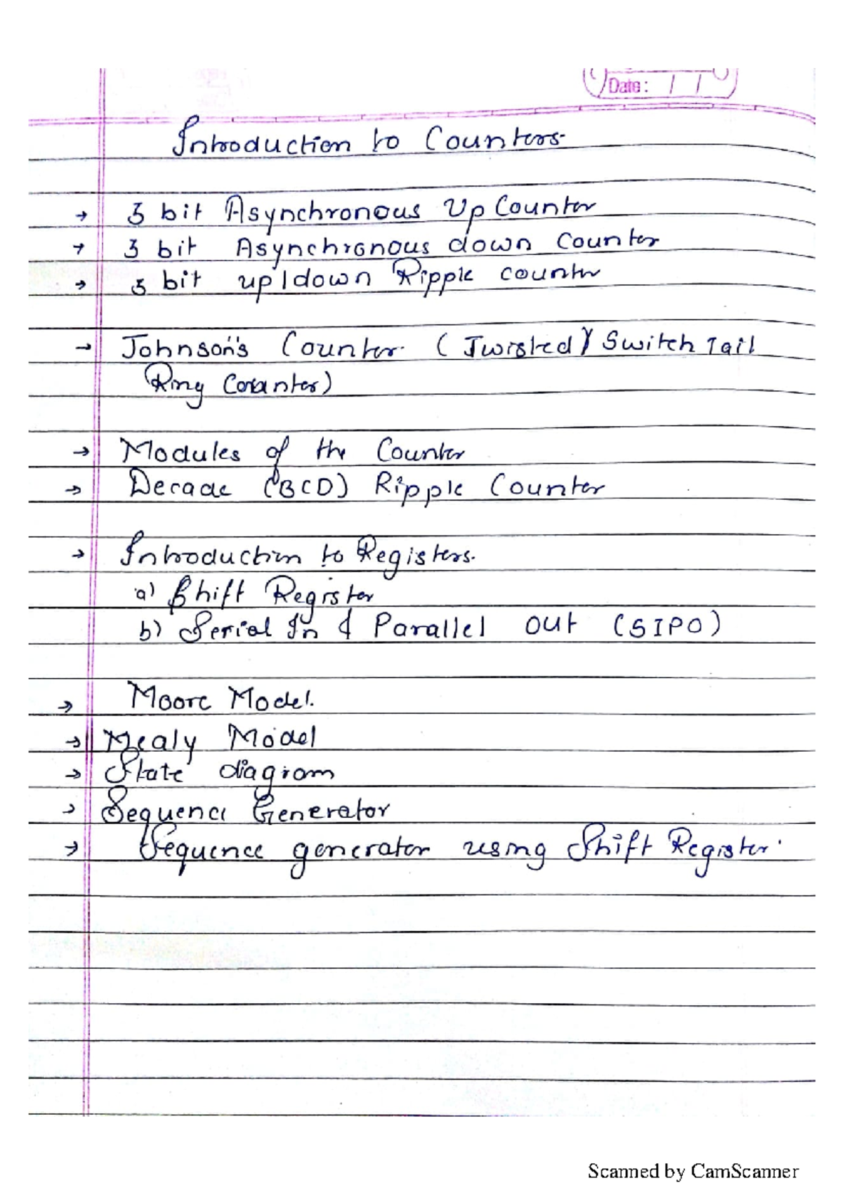 3.2 Counters and Shift Registers - Computer Engineering - Studocu