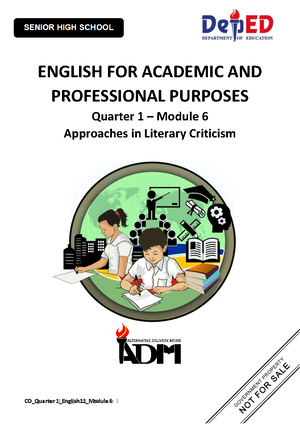 EAPP Module 6 v2 - ENGLISH FOR ACADEMIC AND PROFESSIONAL PURPOSES ...